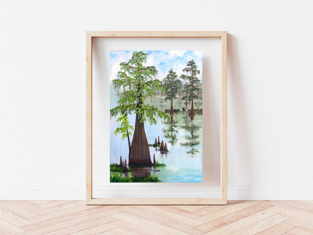 Cypress Tree Fine Art Print by Alexandra Nicole, Woodland Art ...
